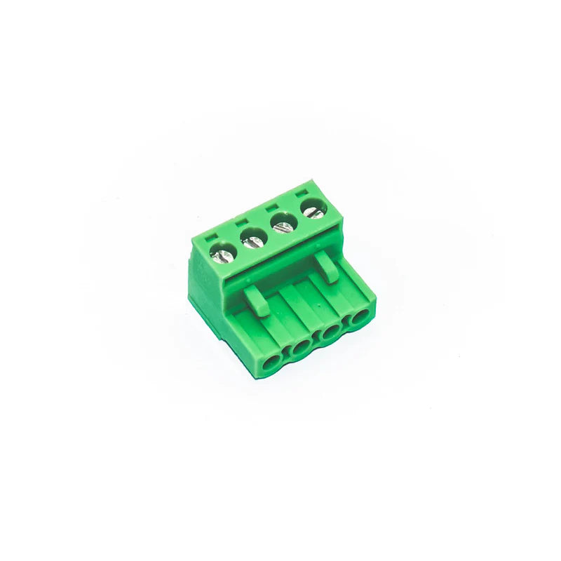 4 Pin Female Plug-in Screw Terminal Block Connector from ArrowTechCart ...