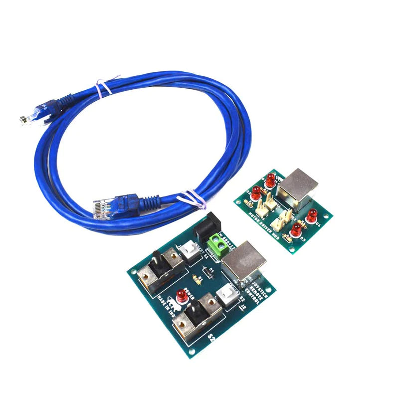 Joystick 2-Way Module with Motor Driver Hub & LAN Cable – ArrowTechCart