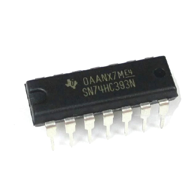 Texas Instruments 74HC393 Two 4-Bit Counter IC (74393 IC) DIP-14 Packa ...