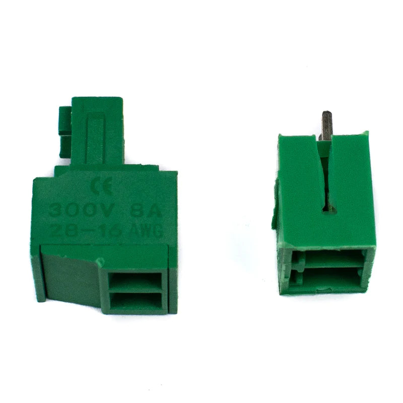 Buy 2 Pin Plugin Terminal Right Angle 3.81mm Male-Female Pair From ...