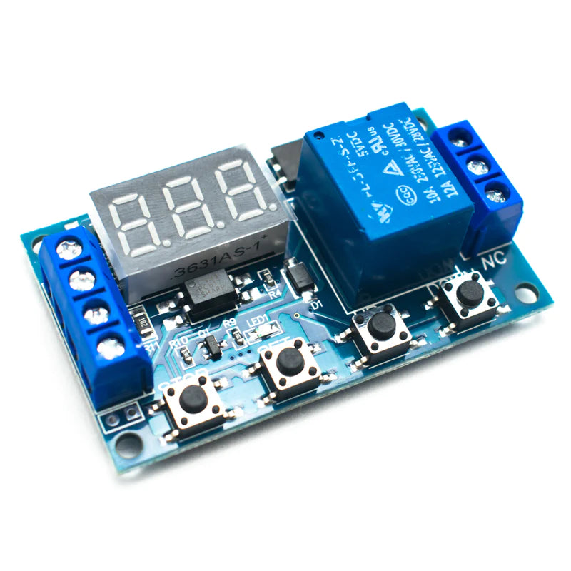 Buy Timer Relay DC 6V-30V Single Channel Power Relay Module with ...