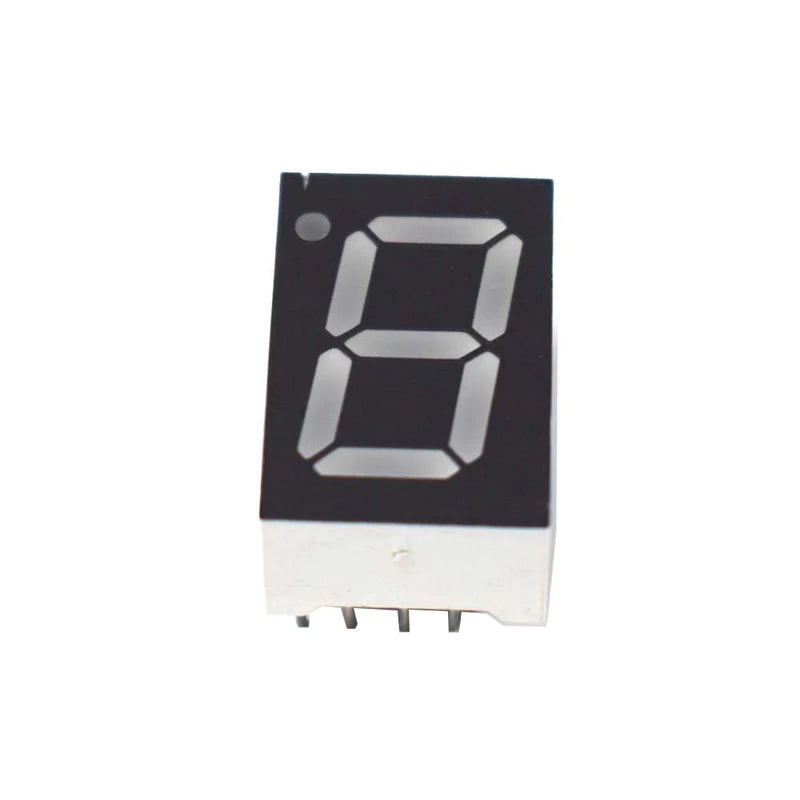 1- Digit Seven Segment Display Green Common Anode (Pack of 50 ...
