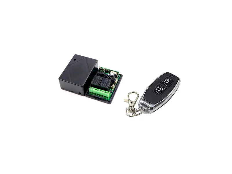 12V DC 315MHz 2 Channel RF Receiver Module with RF Remote Control Swit ...