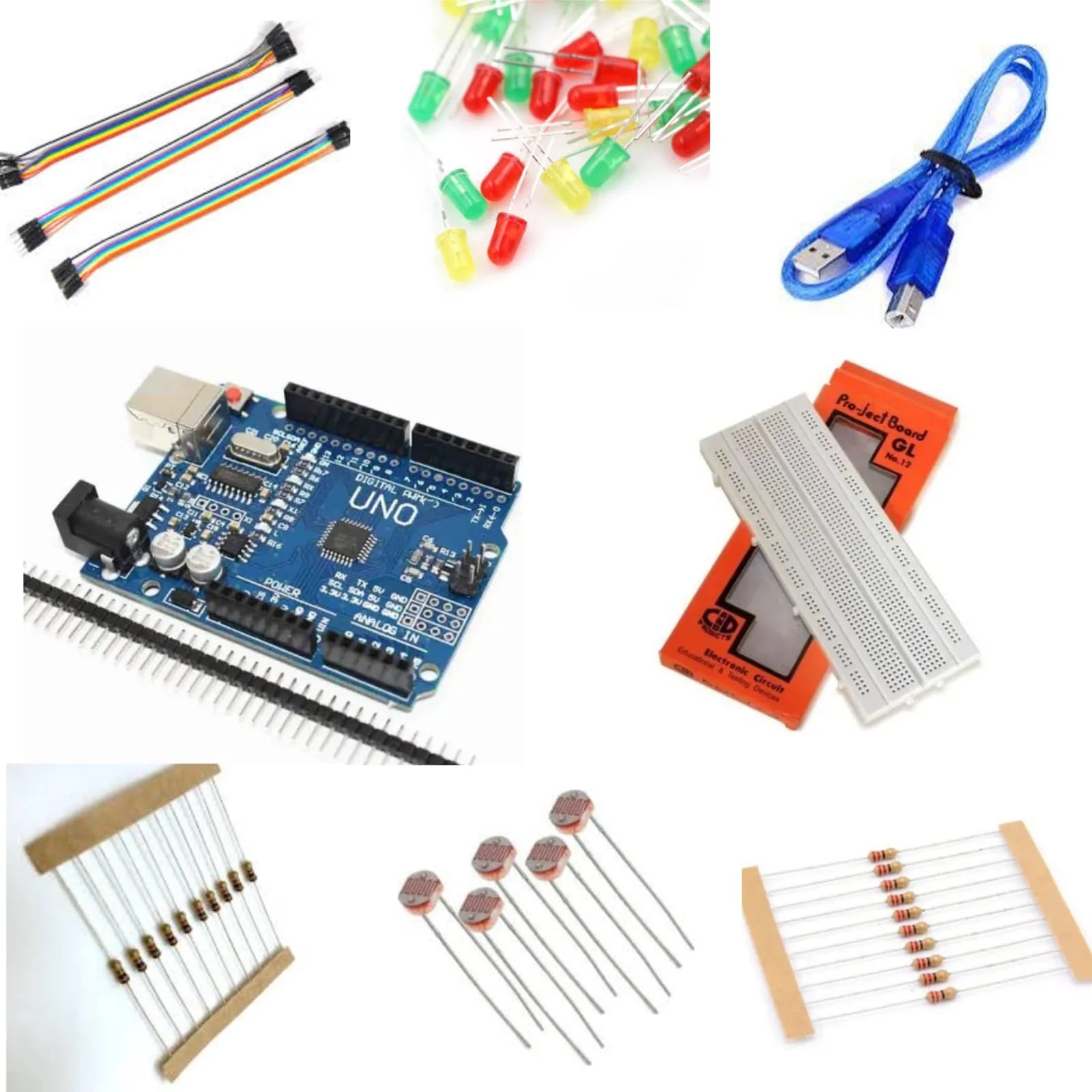 Basic Starter Kit Arduino UNO – ArrowTechCart