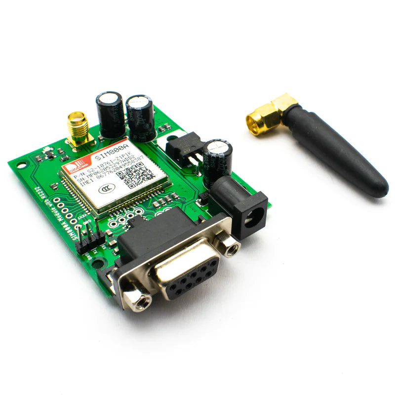 SIM800A GSM GPRS Module with RS232 Interface and SMA Antenna ...