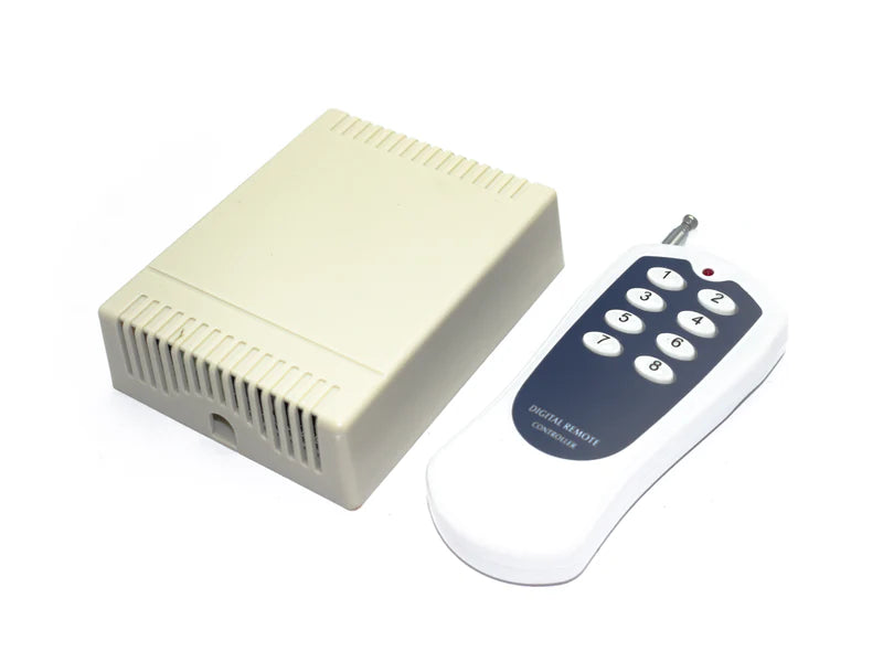 8 Channel RF Wireless ON/OFF Smart Switch with RF Remote Control ...