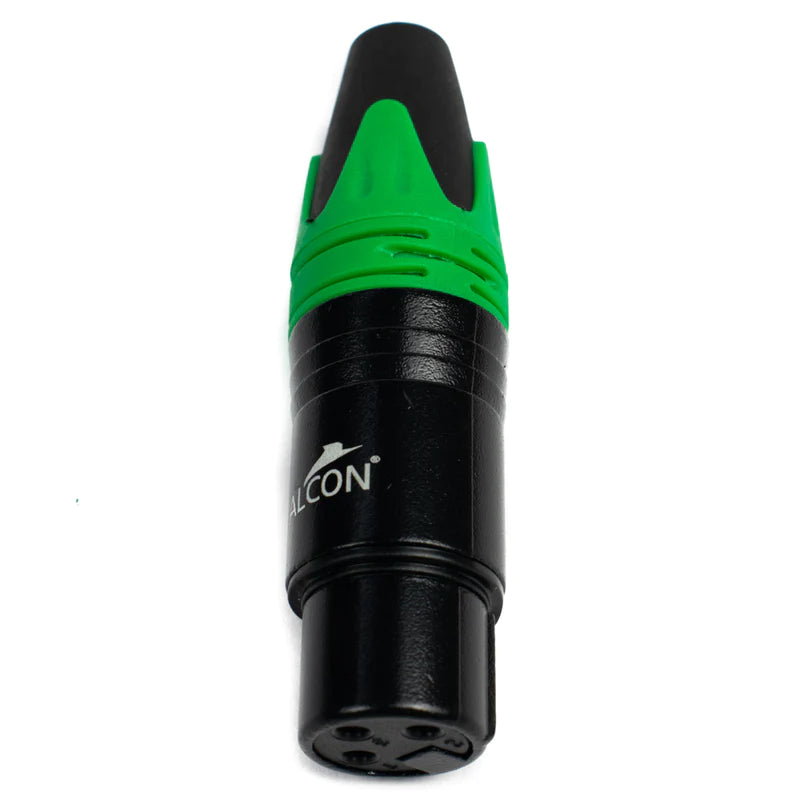 Falcon FC3PMNTCT 3 Pole Female XLR Cable Connector (Pack of 5 ...